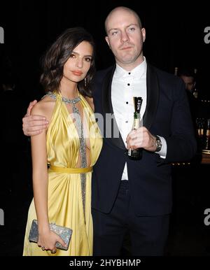 Emily Ratajkowski, Jeff Magid attending the The Weinstein Company ...