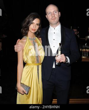 Emily Ratajkowski, Jeff Magid attending the The Weinstein Company ...