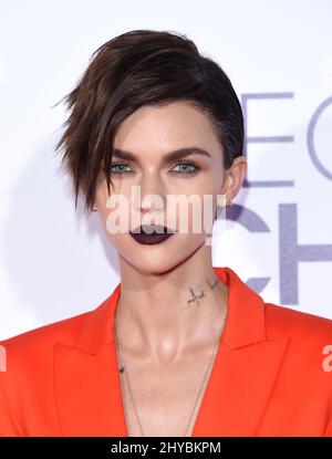Ruby Rose attending the People's Choice Awards 2017 held at Microsoft ...