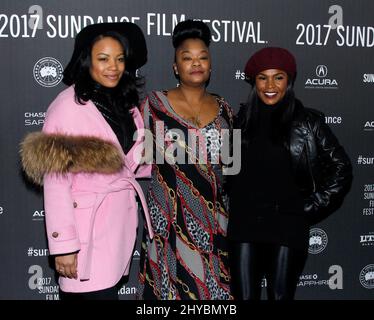 Chante Adams attends the "Roxanne Roxanne" premiere at Sundance Film ...