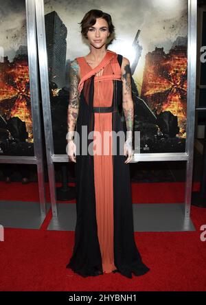 Ruby Rose arrives at the "Resident Evil: The Final Chapter" Los Angeles ...