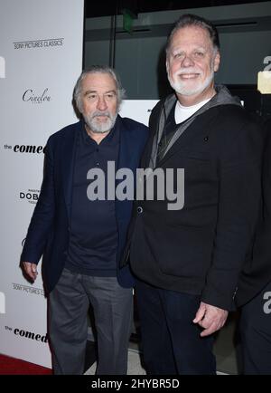 Robert De Niro and Taylor Hackford attends "The Comedian" Los Angeles ...