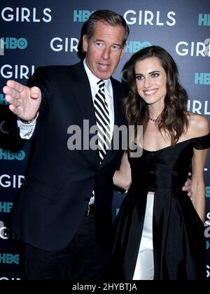 Brian Williams & Allison Williams attending the 'Girls' Sixth & Final ...