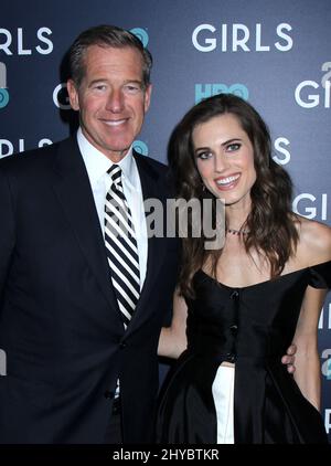 Brian Williams & Allison Williams attending the 'Girls' Sixth & Final ...
