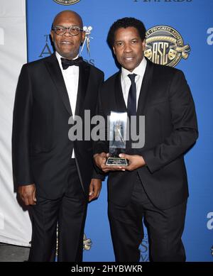 Samuel L. Jackson and Denzel Washington attending the 31st Annual ASC ...