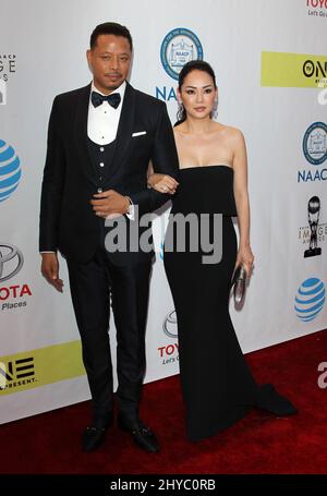 Terrence Howard & Miranda Pak attending the "Empire" FYC ATAS Event ...