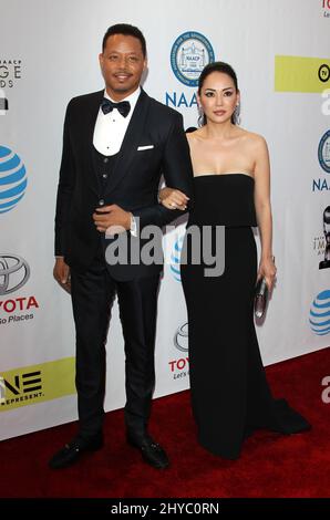 Terrence Howard & Miranda Pak attending the "Empire" FYC ATAS Event ...