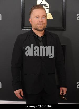 Clint Lagerberg attending the 59th Grammy Awards in Los Angeles Stock ...