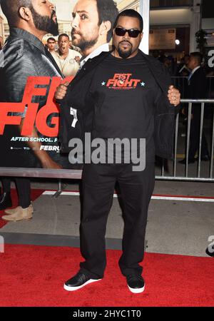 Ice Cube attending the "Fist Fight" World Premiere held at the Regency ...