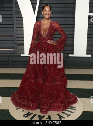 Tracee Ellis Ross arrives at the Oscars on Sunday, March 27, 2022, at ...
