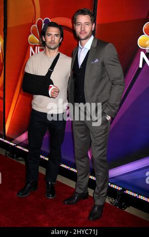 Milo Ventimiglia & Justin Hartley attending the NBC Mid Season Press ...