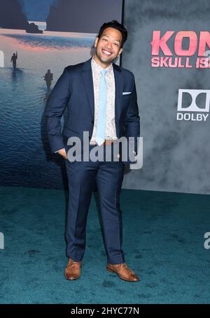 Eugene Cordero attending Warner bros. Pictures and Legendary Pictures ...