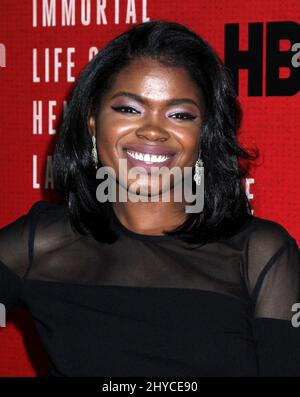 Kyanna Simone attending the New York premiere of The Immortal Life Of ...