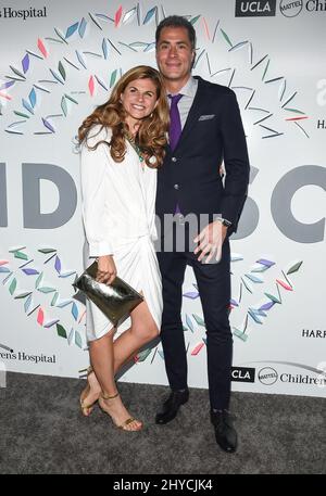 Rob Pelinka and Kristin Pelinka arriving to the UCLA Mattel Children's ...