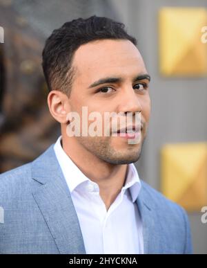 Victor Rasuk arriving to the "King Arthur: Legend of the Sword" World ...