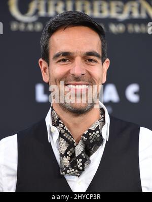TJ Ramini attending Disney's ''Pirates Of The Caribbean: Dead Men Tell ...