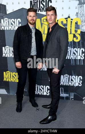 Curtis Rempel (L) and Brad Rempel of High Valley attend the 53rd annual ...