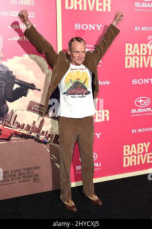 Flea attending "The Baby Driver" premiere held at the Ace Hotel ...