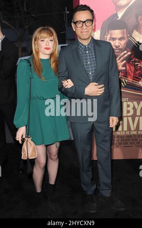 Natasha Lyonne and Fred Armisen attending "The Baby Driver" premiere ...