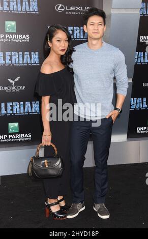 Shelby Rabara, Harry Shum Jr at the after-party for 33rd Elton John ...