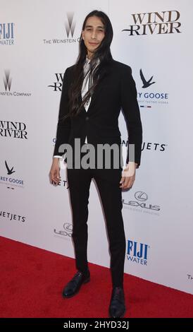 Tokala Clifford attends the 'Wind River' Los Angeles Premiere held at ...