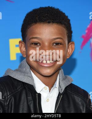 Lonnie Chavis arrives at the Teen Choice Awards at the Galen Center on ...