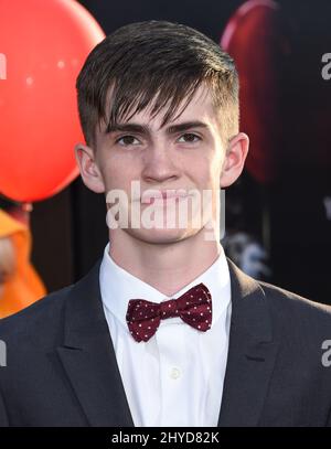 Logan Thompson attending the It world premiere held at the TCL Chinese ...