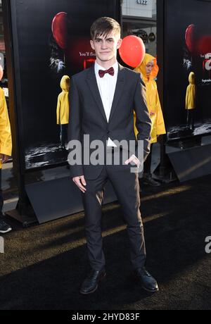 Logan Thompson attending the It world premiere held at the TCL Chinese ...