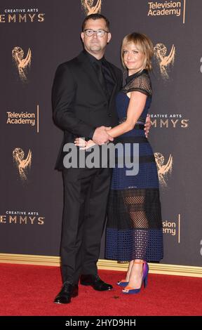 Colin Watkinson and Jo Watkinson at the 2017 Creative Arts Emmy Awards ...