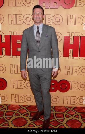 Jon Hamm attending the HBO Emmy after party held at the Pacific Design ...