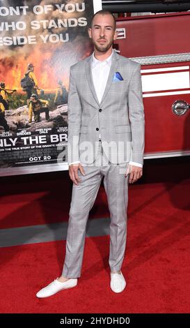 Sam Quinn attends the 'Only The Brave' World Premiere held at the ...