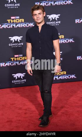 Garrett Clayton attending Marvel's 'Thor: Ragnarok' World Premiere held ...