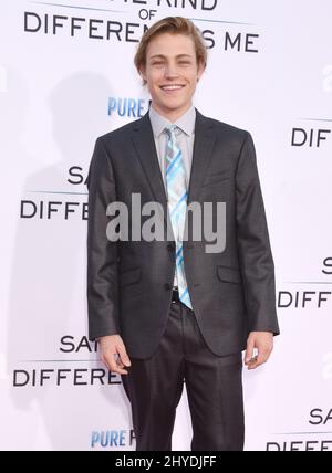 Austin Filson attending the premiere of Same Kind of Different as Me in ...