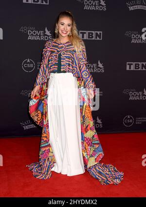 Lauren Daigle attending at the 48th Annual GMA Dove Awards held at the ...