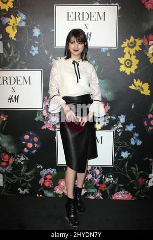 Maggy Moon arrives at the ERDEM x H&M Los Angeles Event held at The ...