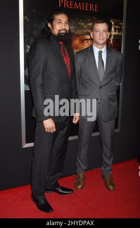 Tausolo Aieti arriving for the 'Thank You For Your Service' Premiere ...