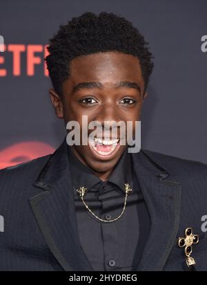 Caleb McLaughlin arriving to the “Stranger Things 5’” world premiere held at the TCL Chinese ...