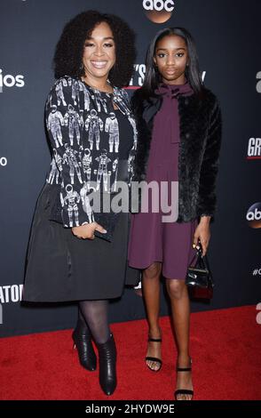 Shonda Rhimes, Harper Rhimes at the "Grey's Anatomy" 300th Episode ...