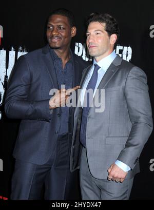 Jason R. Moore & Jon Bernthal attending the "Marvel's The Punisher" New ...