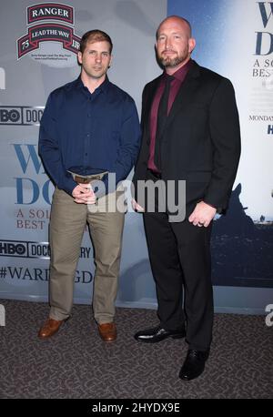 John Dixon and Donovan Hunter attending 'War Dog: A Soldier's Best ...