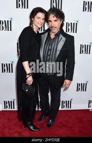 John Oates & Aimee Oates attending the BMI Country Music Awards 2014 at ...