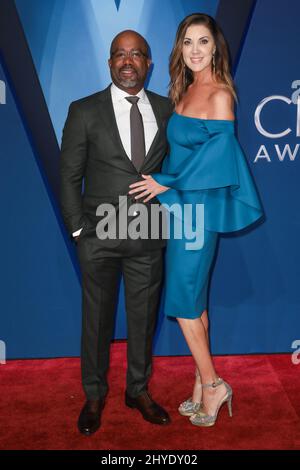 Darius Rucker and Beth Leonard attending the 51st Annual Country Music ...