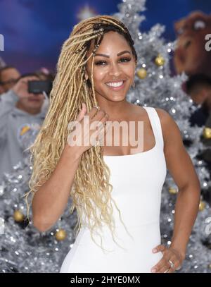 Meagan Good attending the world premiere of The Star, in Los Angeles ...