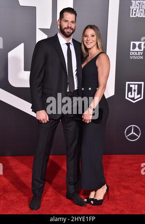 Ryan Kesler at the World premiere of 'Justice League' held at the Dolby ...