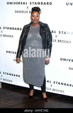 Adrienne C. Moore, Danielle Brooks in the Press Room during the 23rd ...