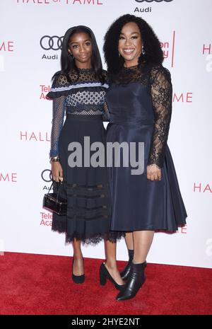 Shonda Rhimes and Harper Rhimes at 24th Hall of Fame Ceremony ...