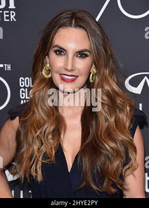 Elizabeth Chambers attending the Hollywood Foreign Press Association ...