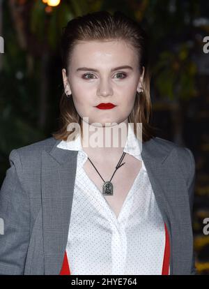 Morgan Turner attending the Jumanji: Welcome to the Jungle Premiere in ...