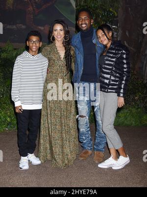 Bill Bellamy, Kristen Bellamy, Bailey Bellamy and Baron Bellamy ...