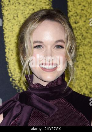 Kelley Jakle attending the Pitch Perfect 3 World Premiere in Los ...